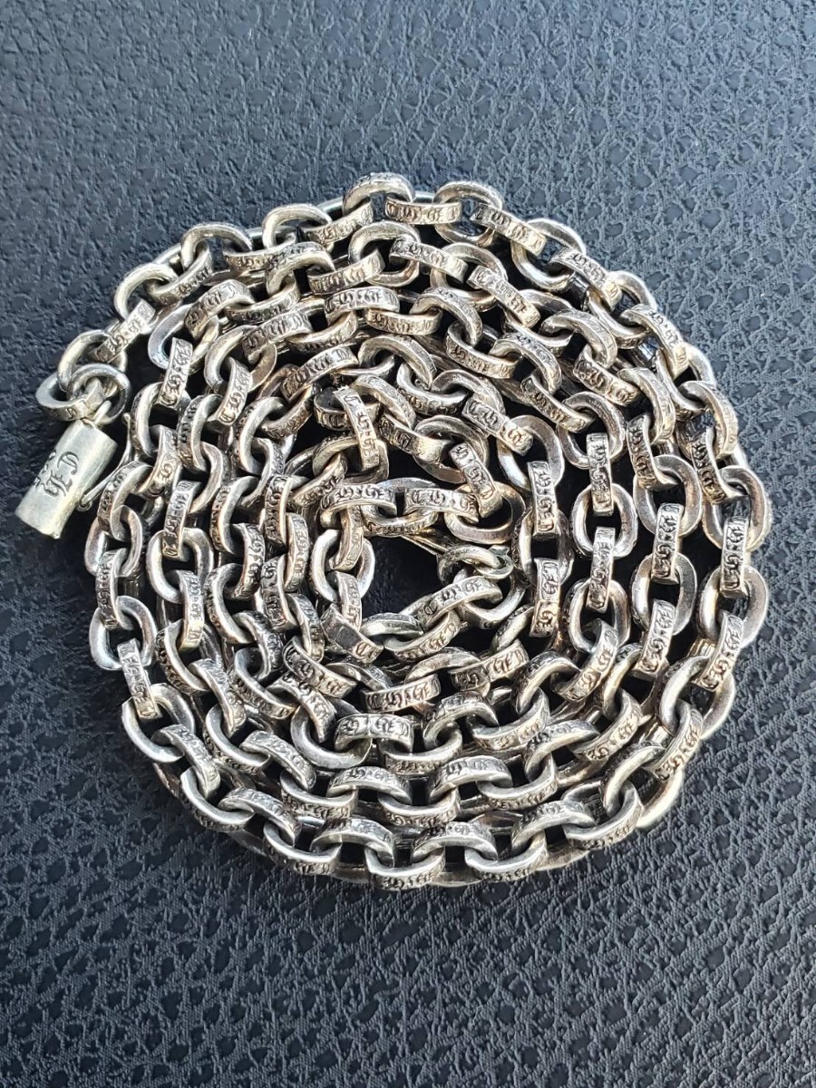 Yahoo!オークション - 新品同様品 Chrome Hearts ペーパーチェーン 50c...