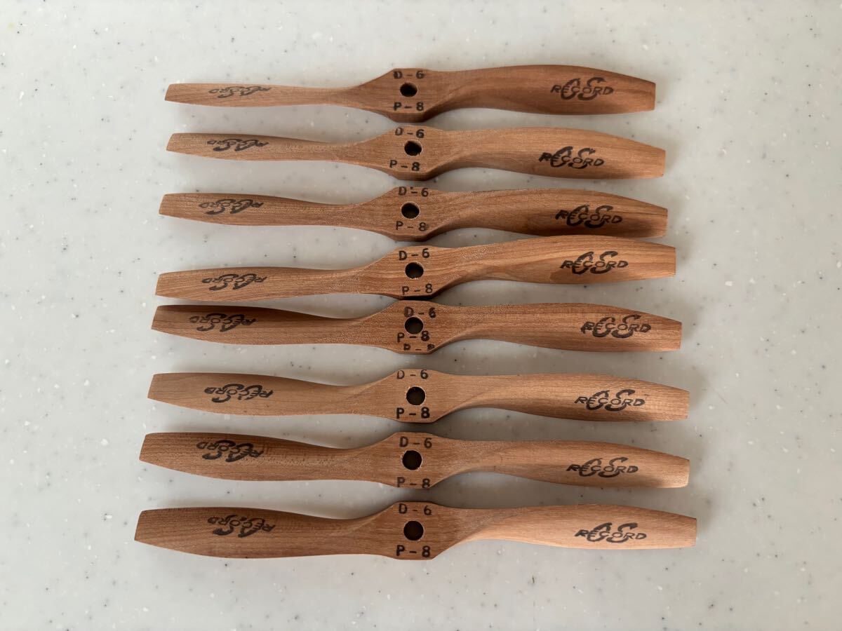 Yahoo!オークション - OS Record 木製 プロペラ D6-P8 8本セット