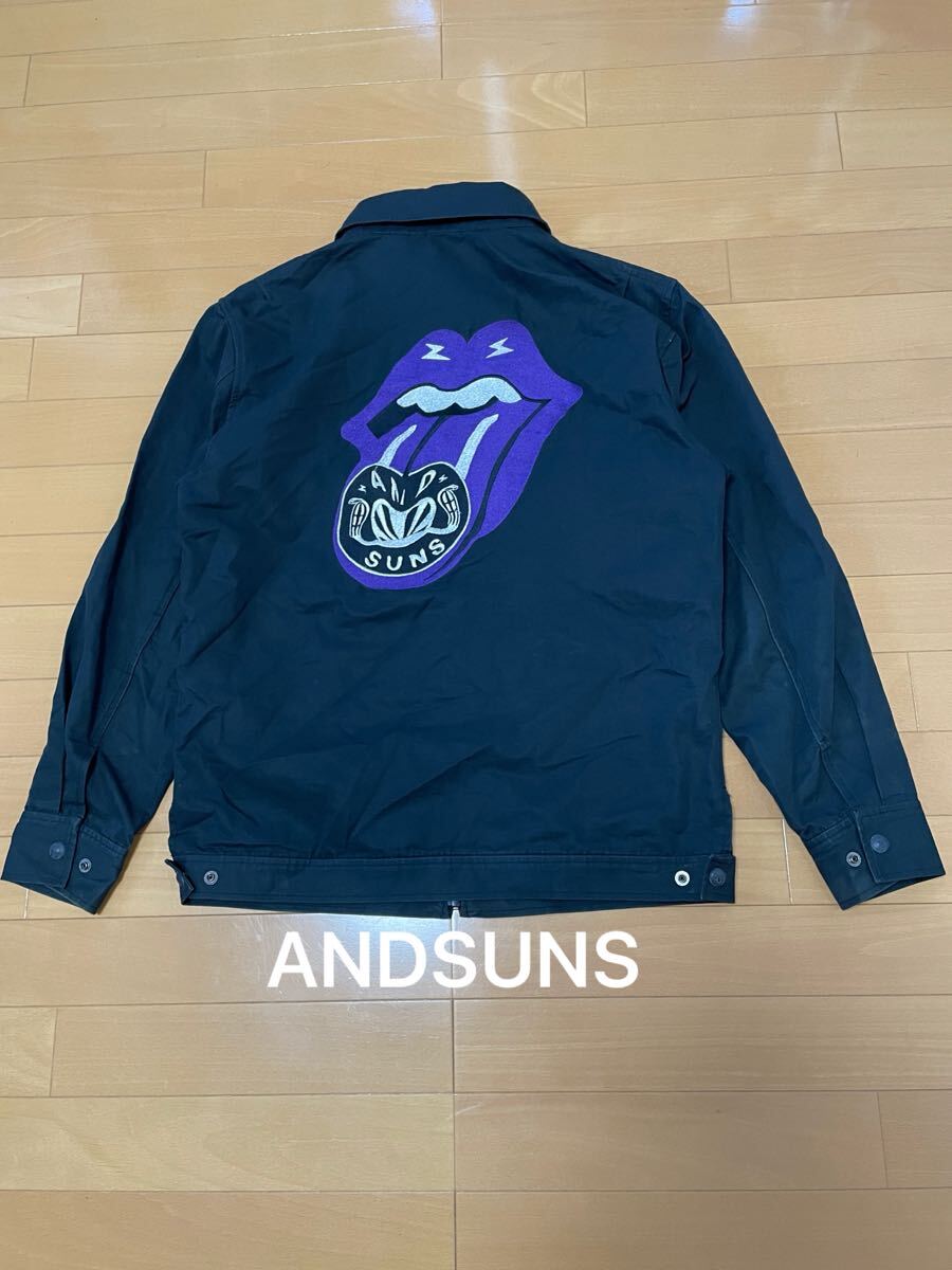 Yahoo!オークション - ANDSUNS アンドサンズ ジャケット コーチジャケ...