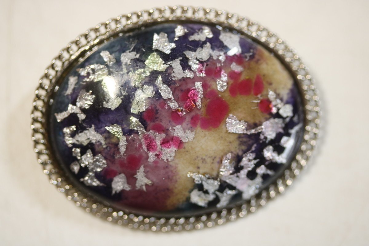 Yahoo!オークション - T631 ブローチ7点 七宝焼 アクセサリー