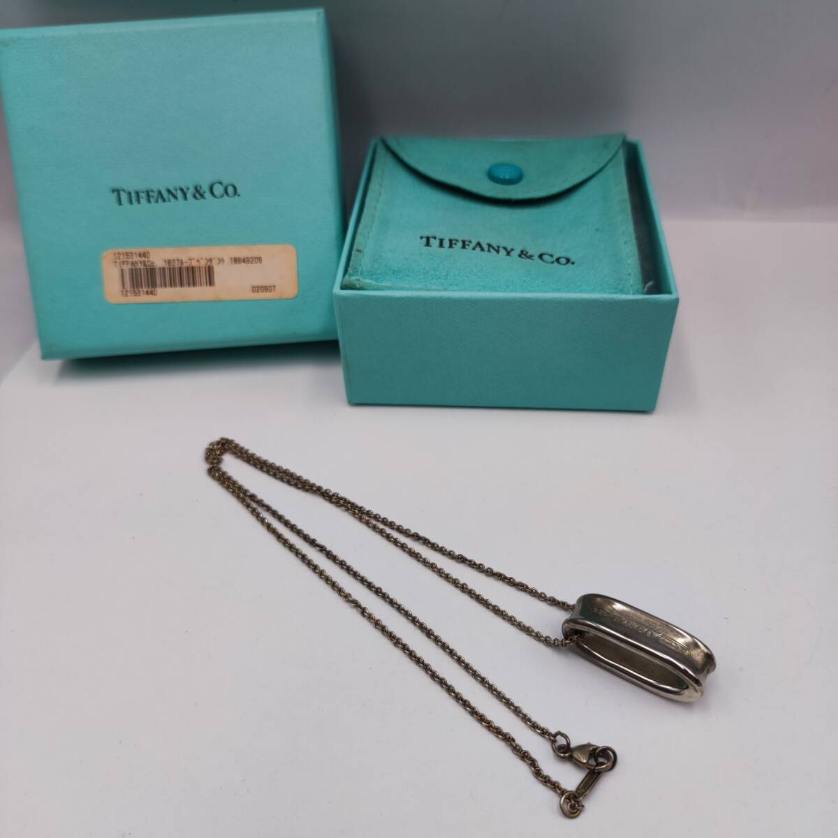 Yahoo!オークション - BLz058R 60 箱付き SV925 Tiffany 1837 ネックレ...