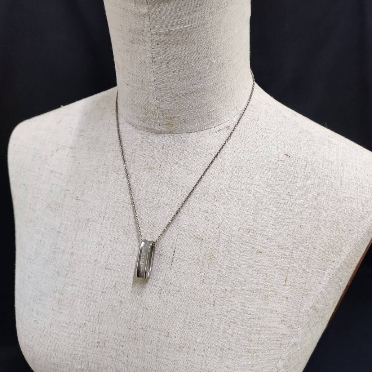 Yahoo!オークション - BLz058R 60 箱付き SV925 Tiffany 1837 ネックレ...