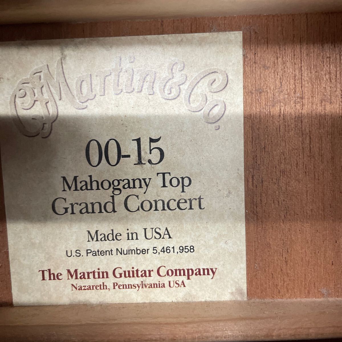 Yahoo!オークション - 現状品 Martin 00-15 Grand Concert マホガニー ...