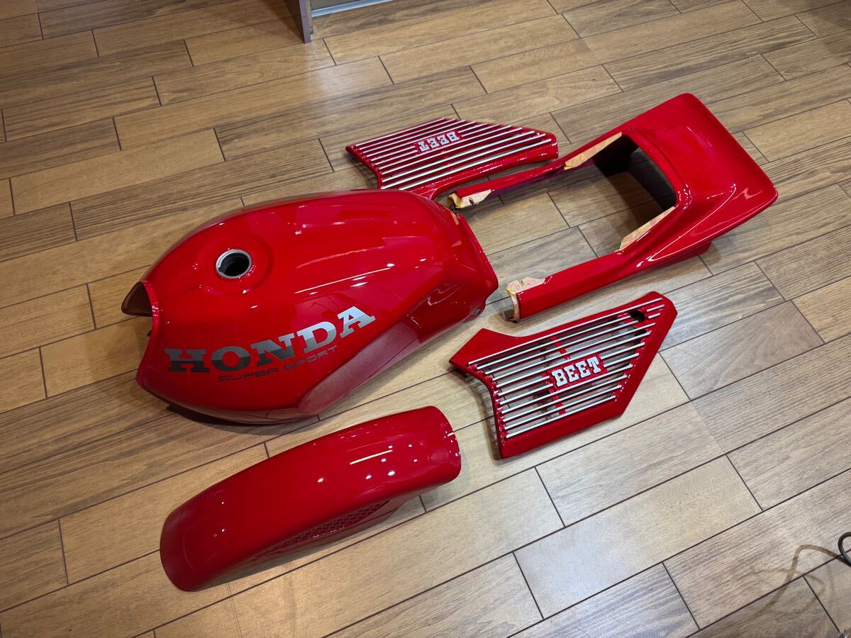 Yahoo!オークション - 新品 綺麗 CBX400F CBX550F CBX 赤 ソリッド 外...