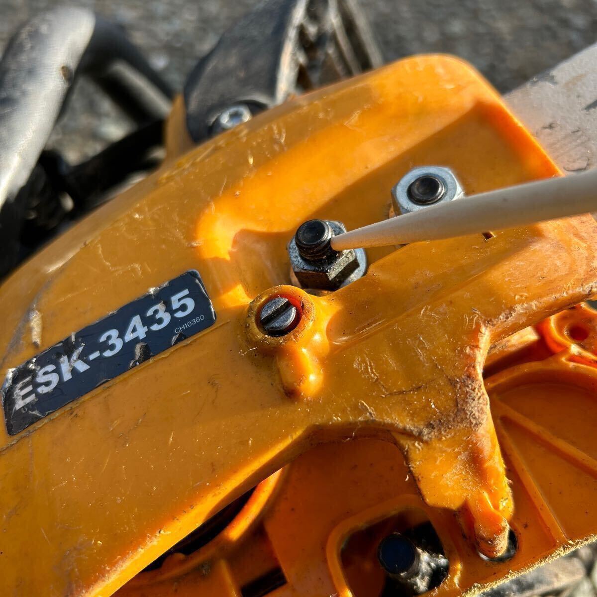 Yahoo!オークション - リョービ RYOBI エンジンチェーンソー ESK-3435 ...