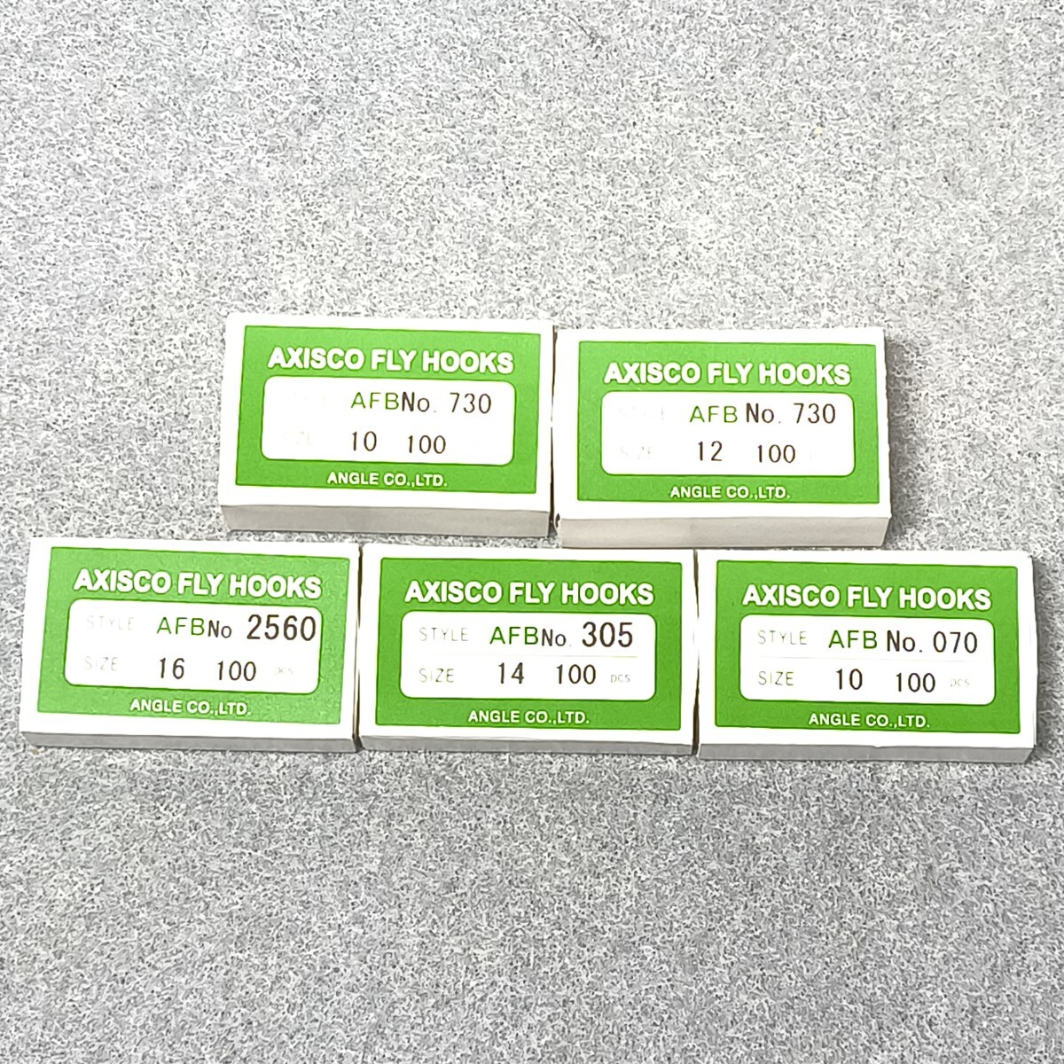 Yahoo!オークション - AXISCO/アキスコ フライ フック 釣針 5点セット...