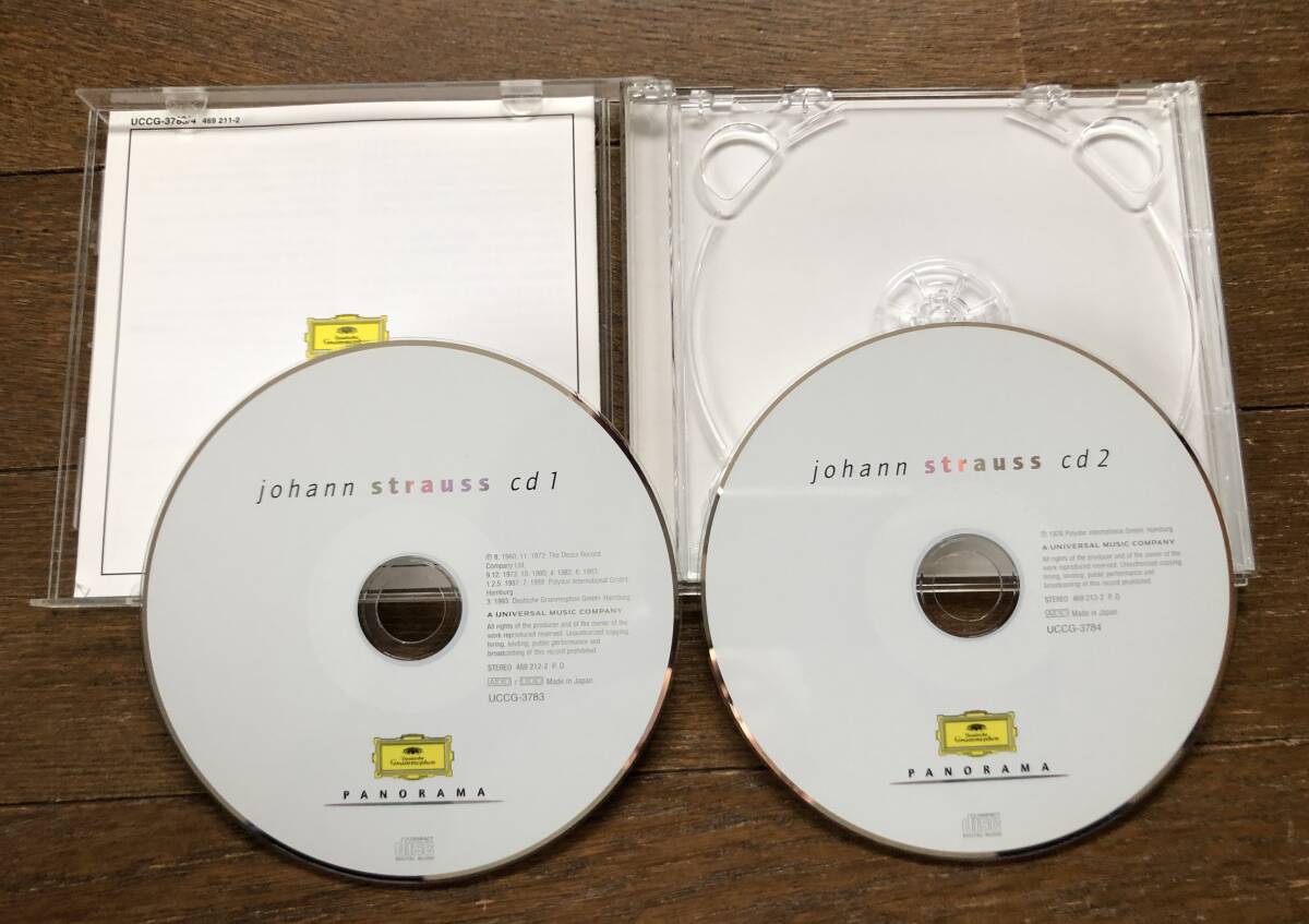 Yahoo!オークション - 2CD-Jan / 日・DG / Johann Strauss_an der scho...