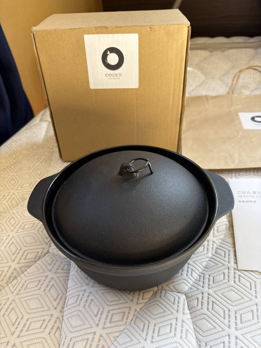 南部鉄器 ごはん釜 2合炊き 炊飯 ほうろう 及源鋳造 OIGEN 釜めし(釜)｜売買されたオークション情報、yahooの商品情報をアーカイブ公開 - オークファン（aucfan.com）