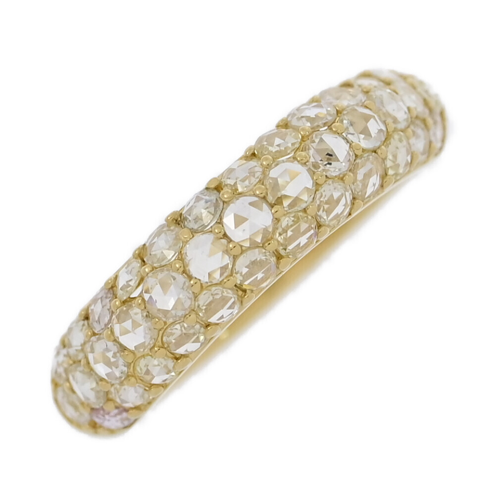 Yahoo!オークション - 0.81ct/37P・ローズカット ダイヤモンド リング...