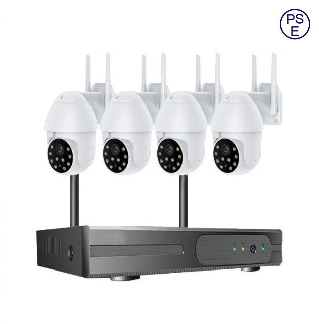 Yahoo!オークション - （A515)新品 防犯カメラセット4台カメラ 屋外IP6...