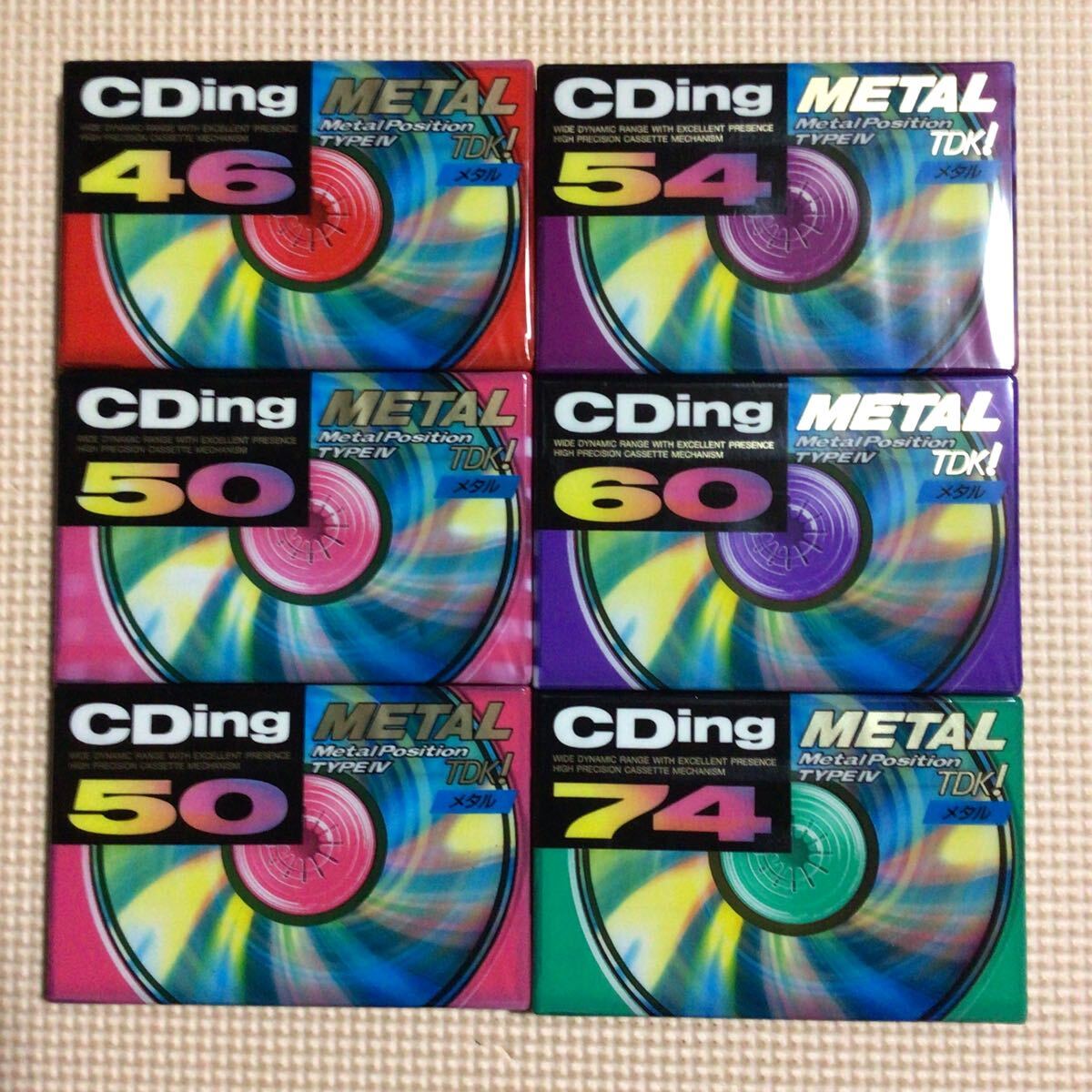Yahoo!オークション - TDK CDing METAL 46.50x2.54.60.74. メタルポジ...