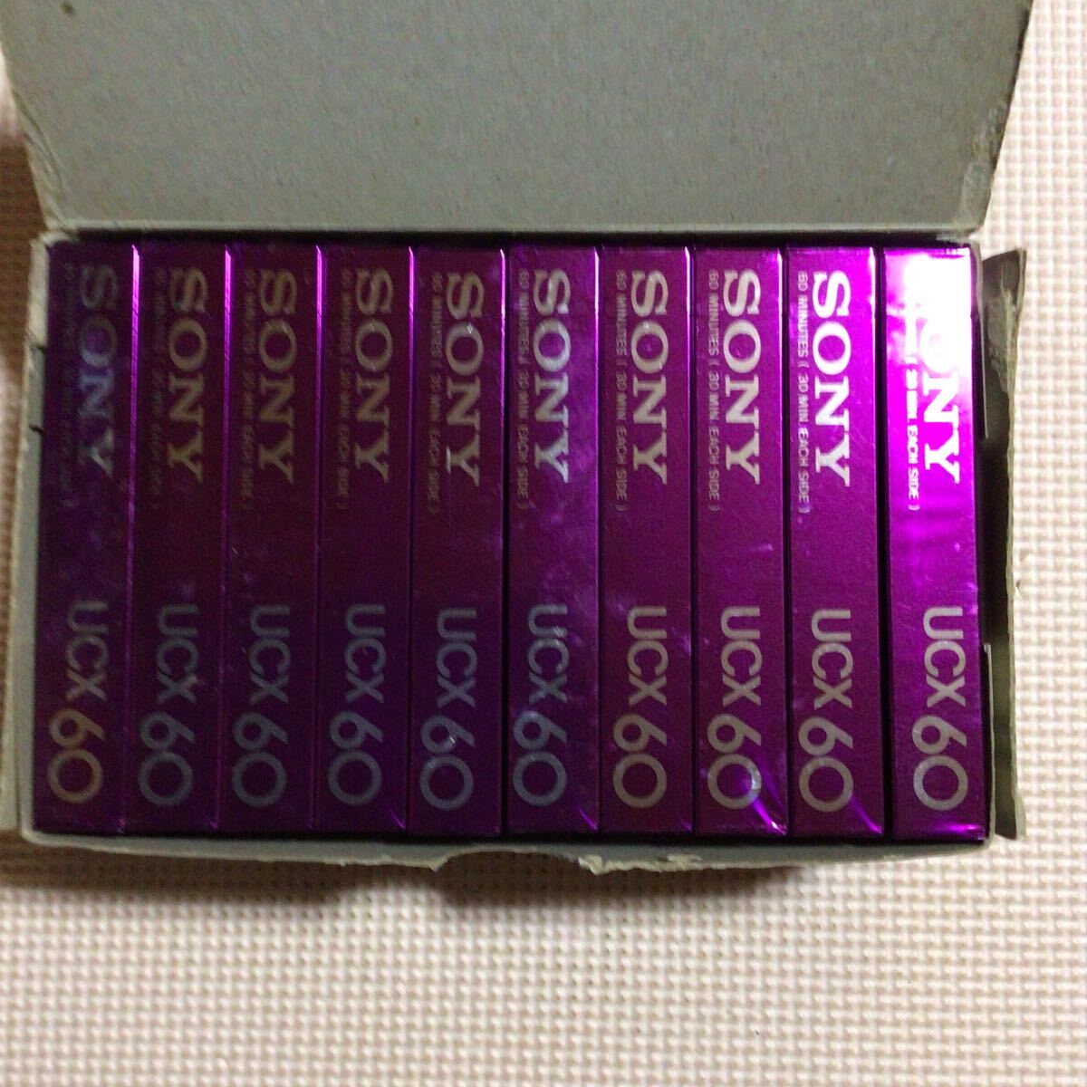 Yahoo!オークション - SONY UCX 60【外箱付き10本セット】クロムCrO2ポ...