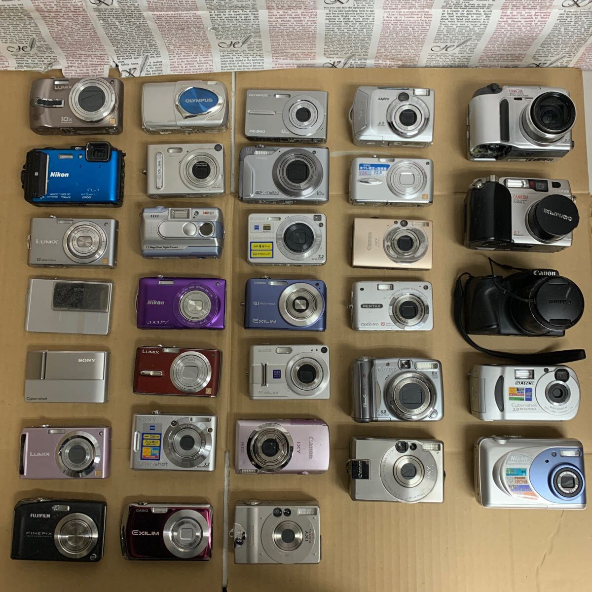 Yahoo!オークション - J059 デジタルカメラ 32個まとめて Panasonic Ca...