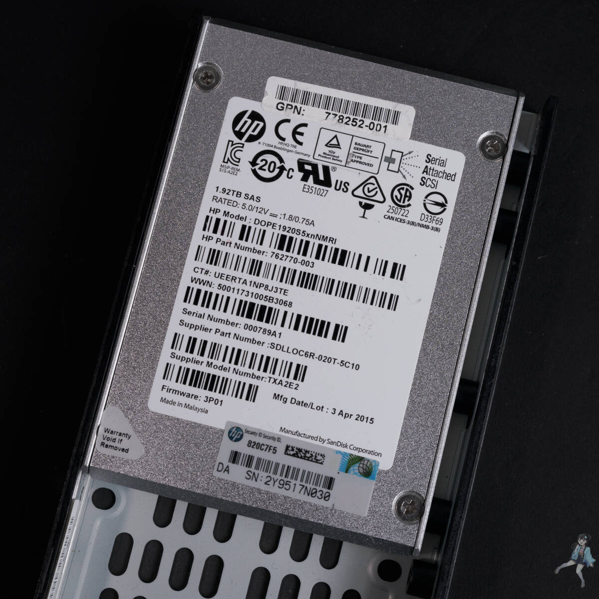 Yahoo!オークション - 【HP1.92T-S-sas】 HP SanDisk 2.5インチSSD(SAS...