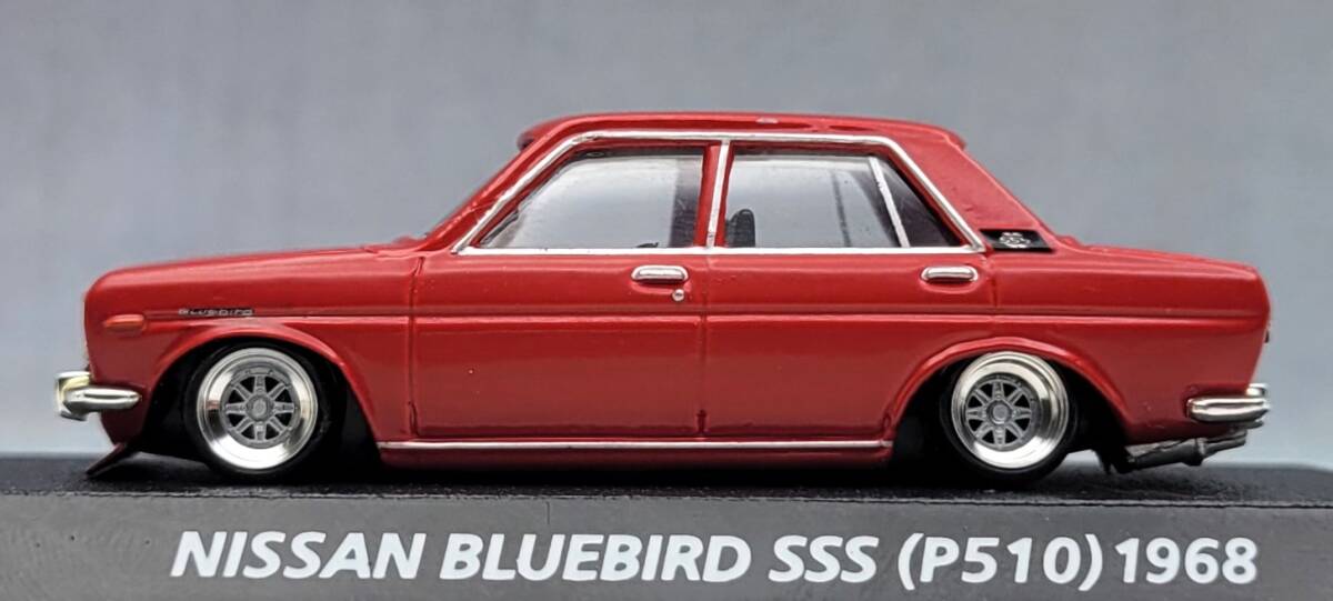 Yahoo!オークション - 1/64 日産 ブルーバード改 510 SSS SSRマ...