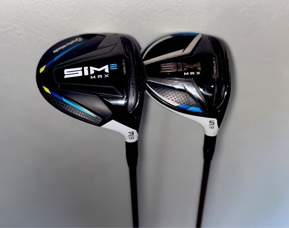 Yahoo!オークション - テーラーメイド SIM2max SIMmax 3W＋5W 2本セッ...
