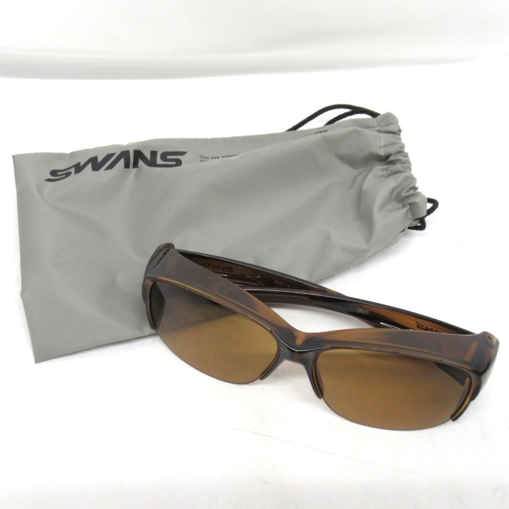 Yahoo!オークション - KR78291 スワンズ サングラス Over Glass ハーフ...