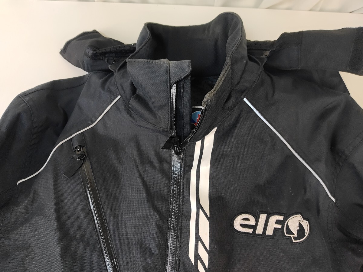 Yahoo!オークション - elf エルフ ライダースジャケット 黒 ブラック ...
