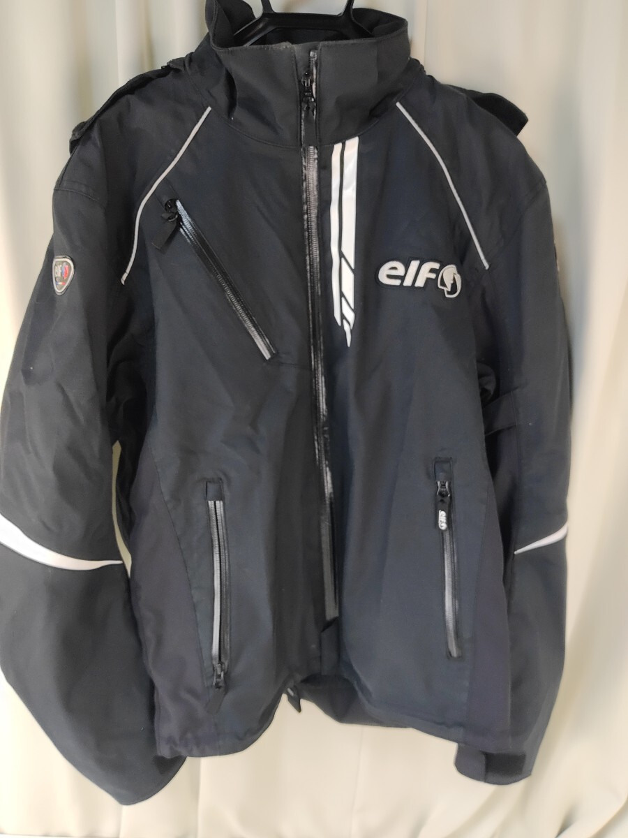 Yahoo!オークション - elf エルフ ライダースジャケット 黒 ブラック ...