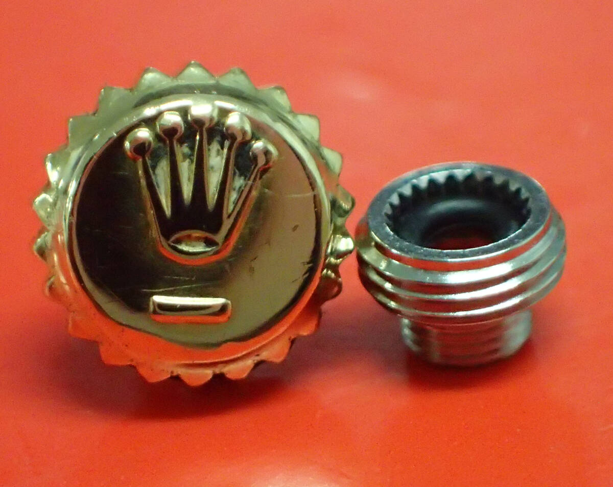 Yahoo!オークション - ROLEX ロレックス 純正 603-8 金 リューズ チュ...