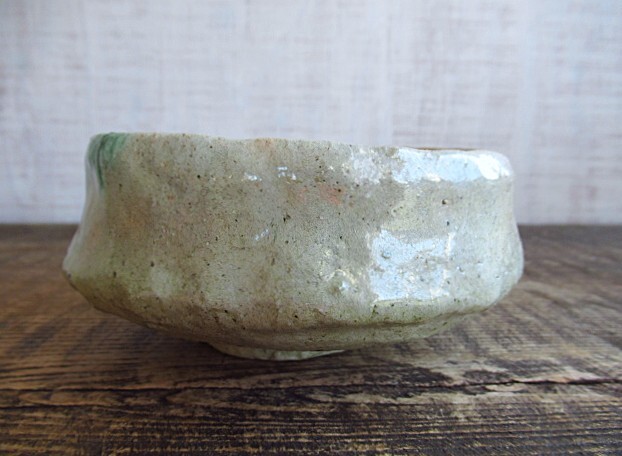 Yahoo!オークション - A476 抹茶碗 緑釉 在銘 茶道