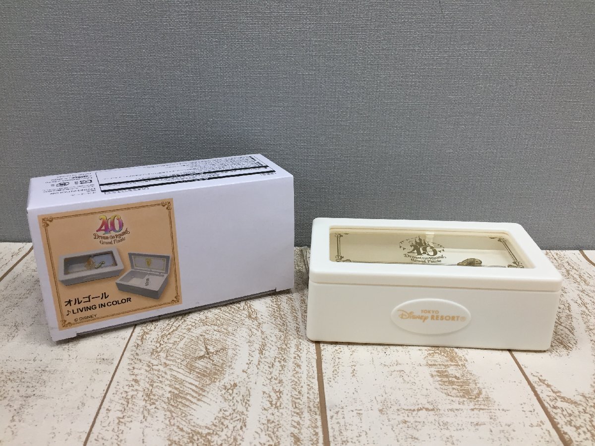 Yahoo!オークション - ディズニー TDR 40周年 オルゴール アクセサリ...