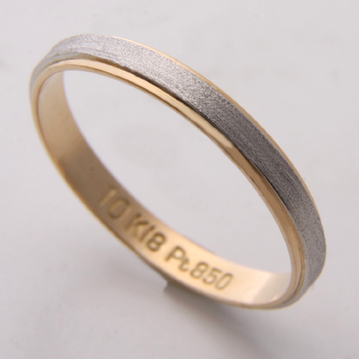 Yahoo!オークション - K18金イエローゴールド×Pt850プラチナコンビリ...