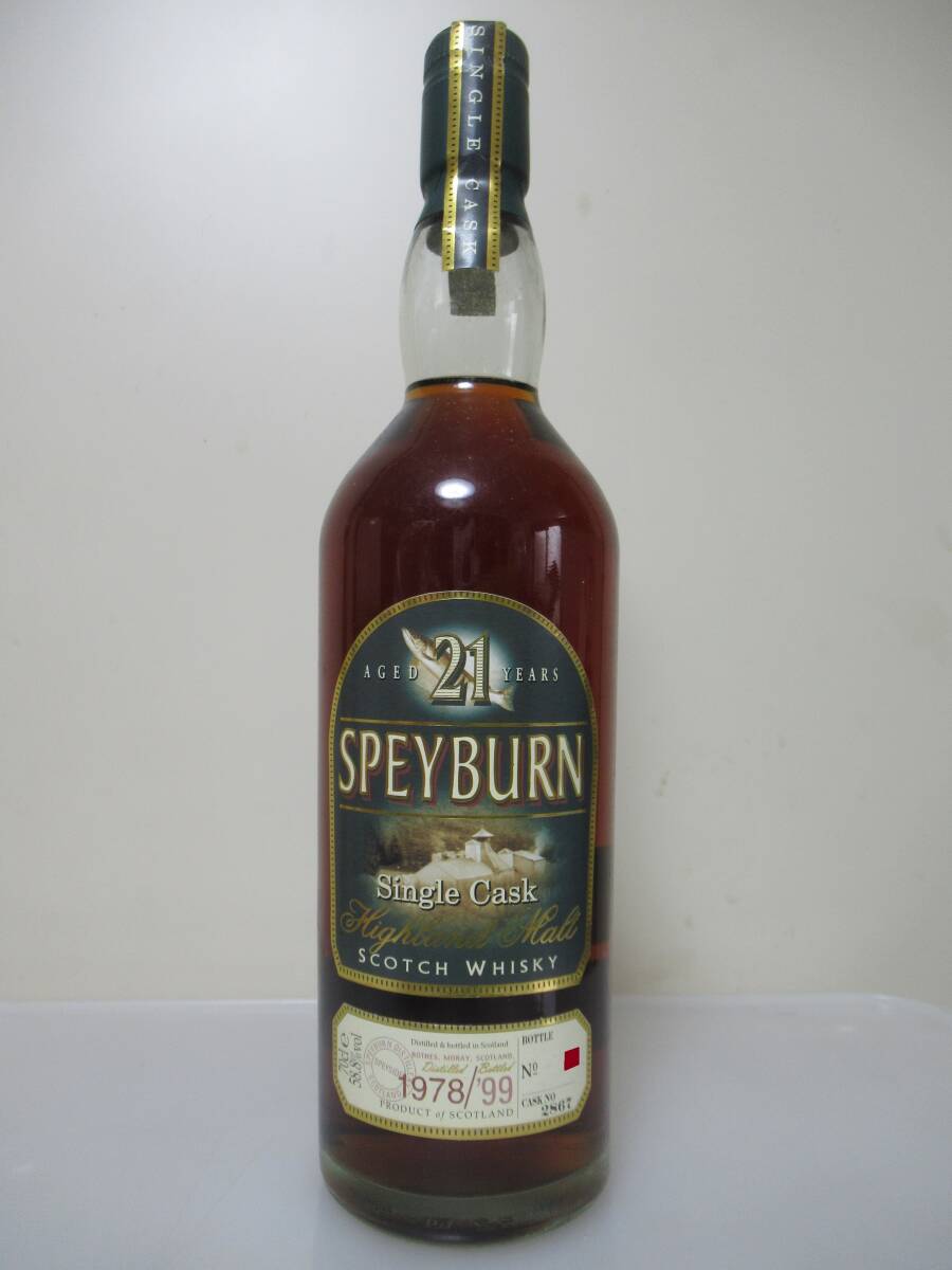 Yahoo!オークション - c018 スペイバーン21年1978-1999 58.8% CaskNo 2...