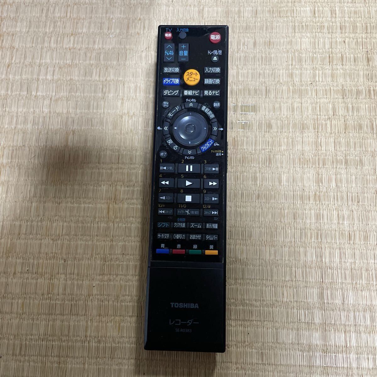 Yahoo!オークション - 動作確認済み【TOSHIBA】 SE-R0383 TV テレビリ...