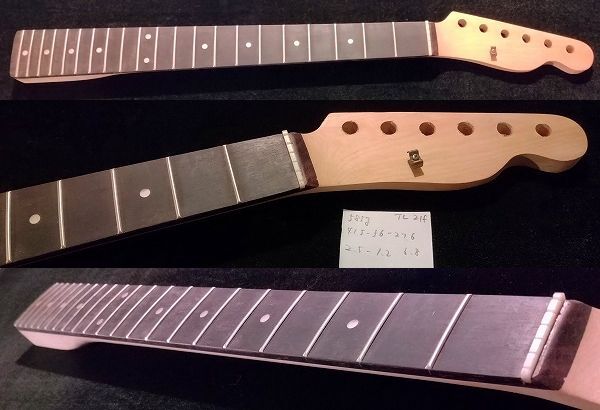 Yahoo!オークション - 585g すり合わせ調整済 テレキャス型中古ローズ...