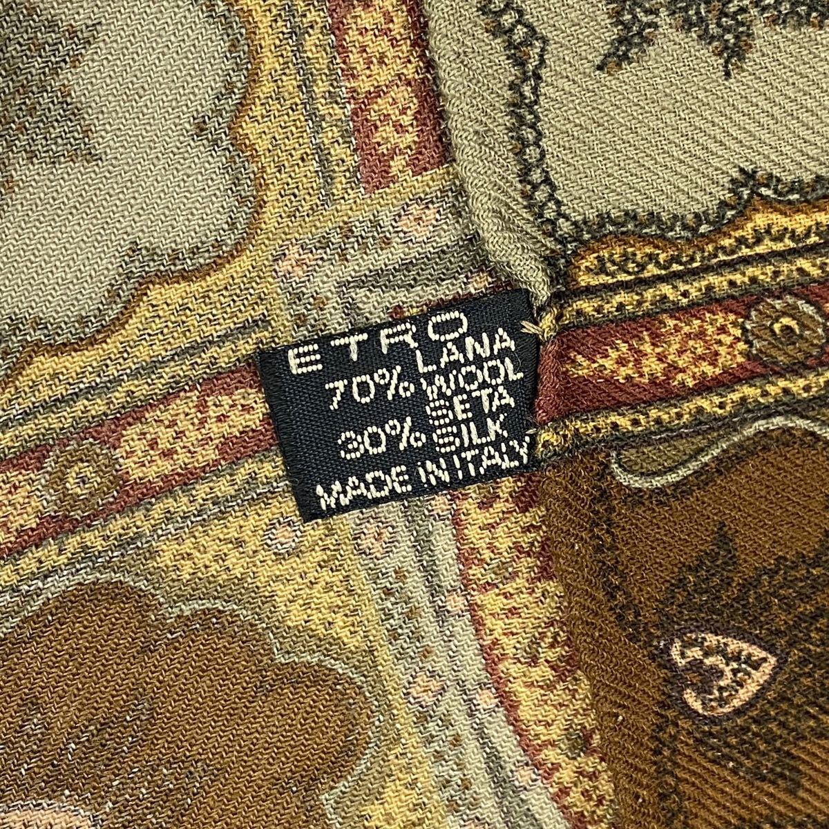 Yahoo!オークション - Xa15 〈イタリア製 〉 ETRO エトロ スカーフ シ...