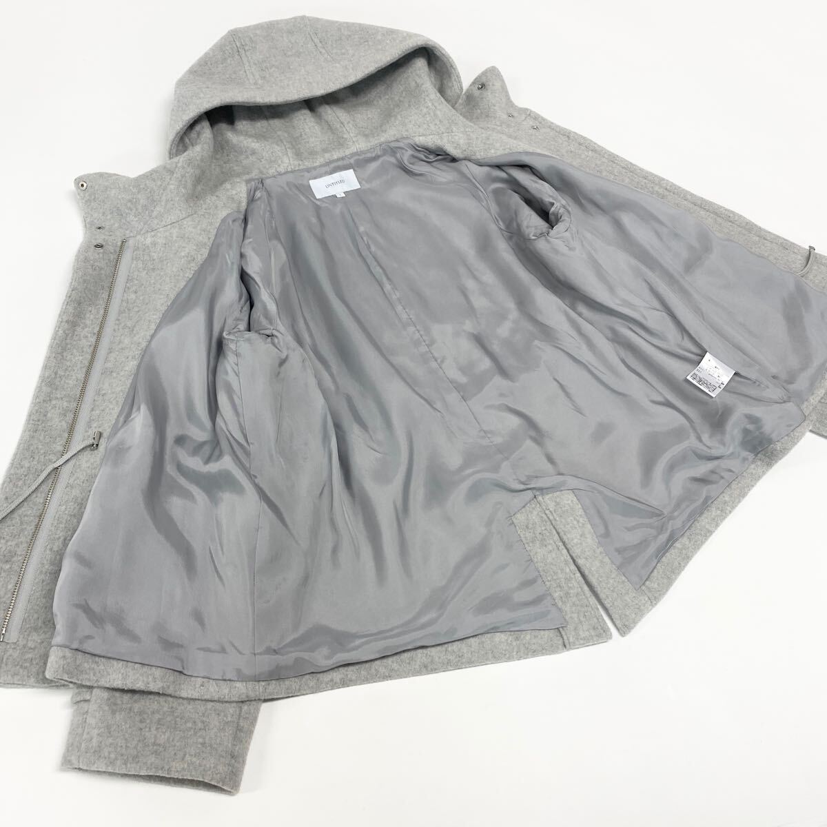 Yahoo!オークション - Na27 UNTITLED アンタイトル ペプラムコート フ...