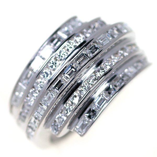 Yahoo!オークション - Z_669 Pt900 ダイヤモンド1.84ct リング