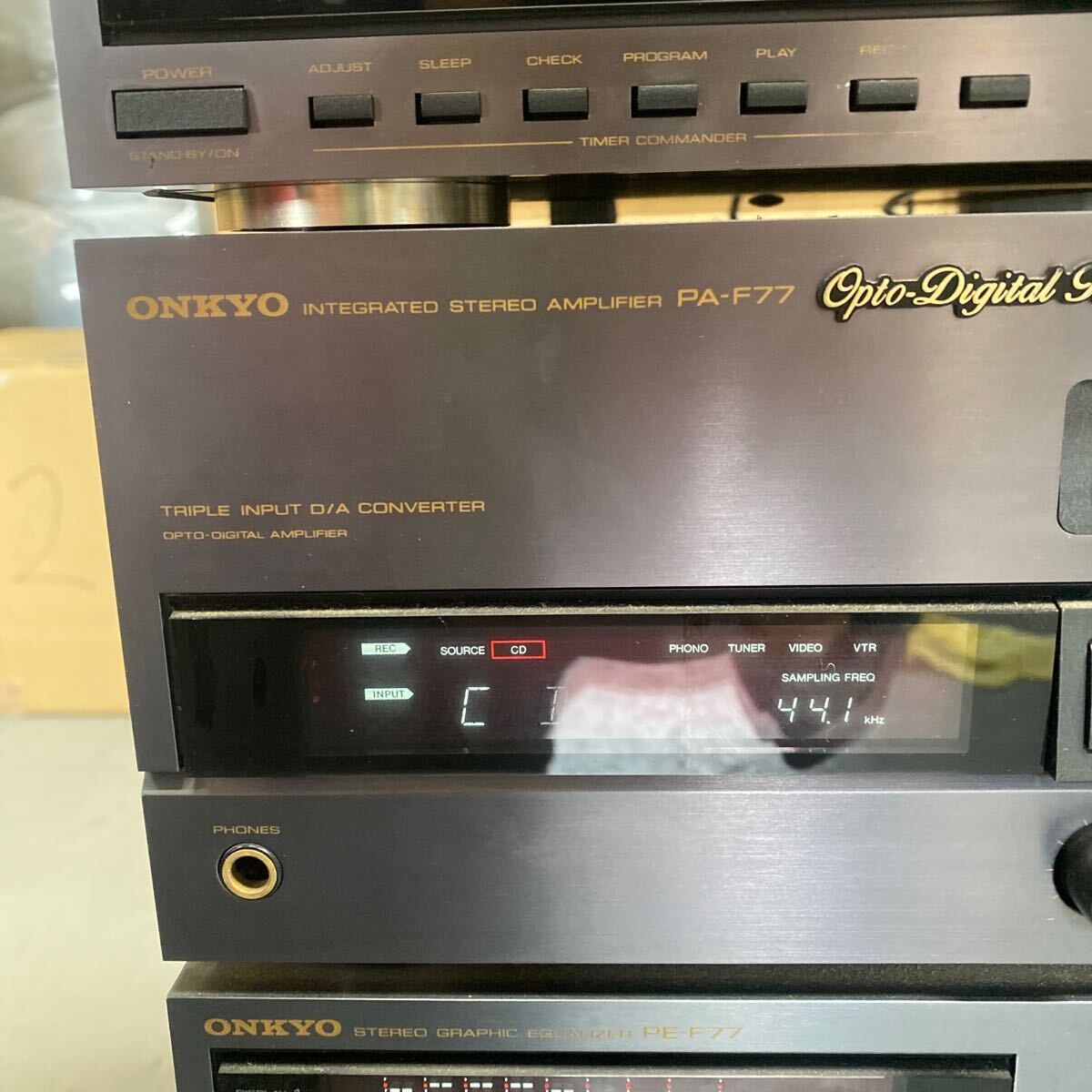 Yahoo!オークション - システムコンポ ONKYO 6個セット PL-99X PT-F77 ...