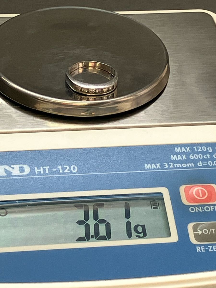 Yahoo!オークション - 0376 Pt900 プラチナ ダイヤモンド リング 指輪 ...