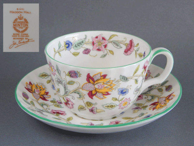 Yahoo!オークション - MINTON HADDONHOLL ティーカップ ソーサー ⑧