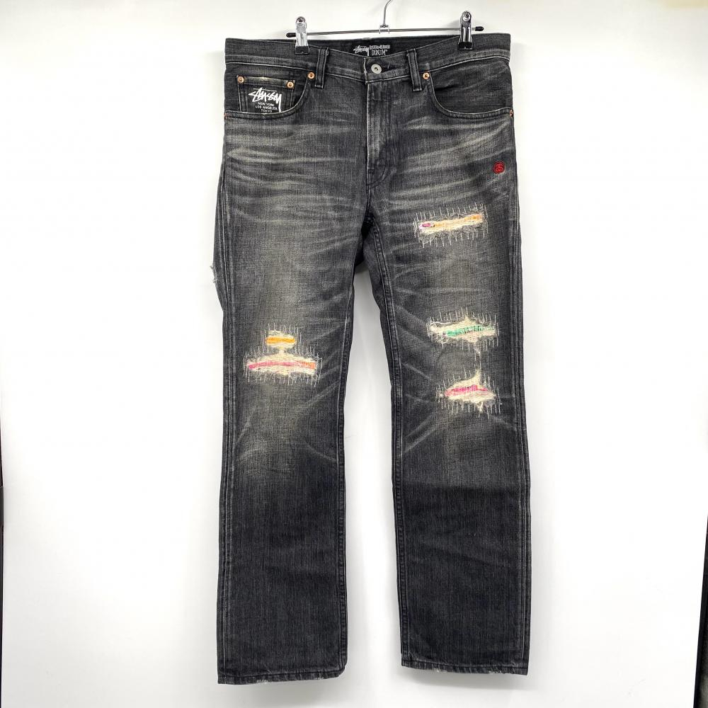 Yahoo!オークション - STUSSY×Levi's SS502-002 ブラックデニム W32 ...