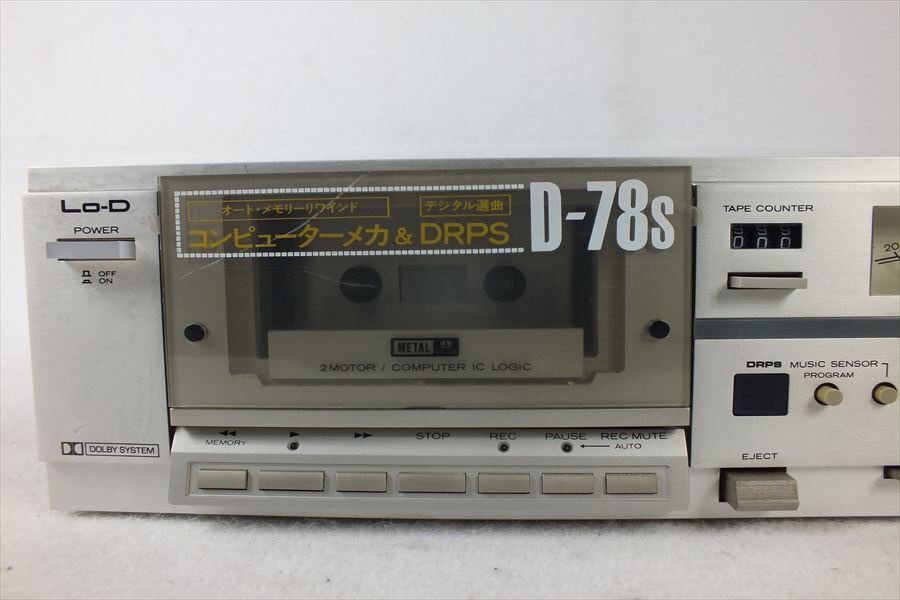 Yahoo!オークション - Lo-D ローディー D-78S カセットデッキ 中古 現...