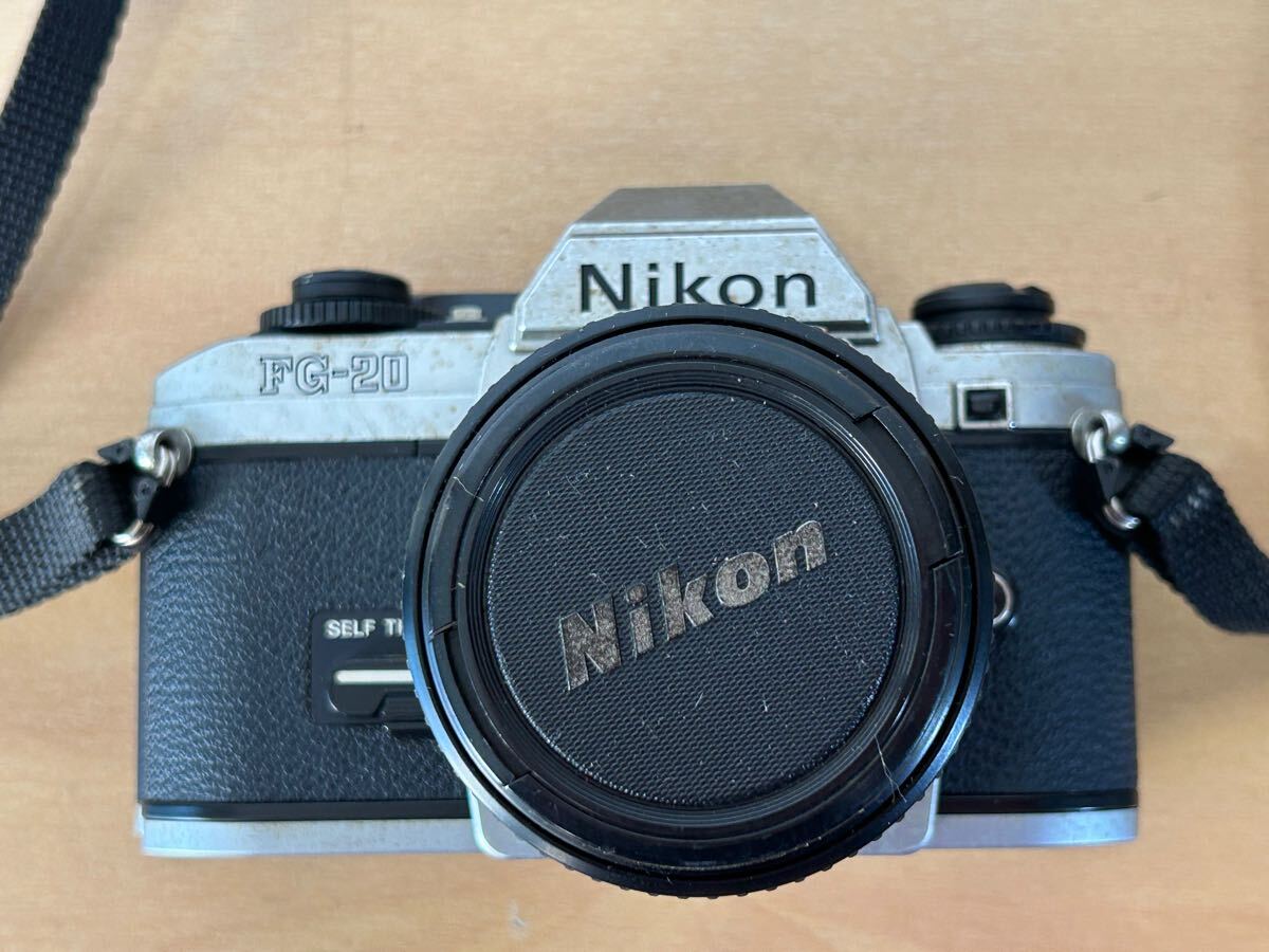 25012510 Nikon FG-20 フィルムカメラ ニコン 動作未確認 ジャンク(コンパクトカメラ)｜売買されたオークション情報、yahooの商品情報をアーカイブ公開 - オークファン ...