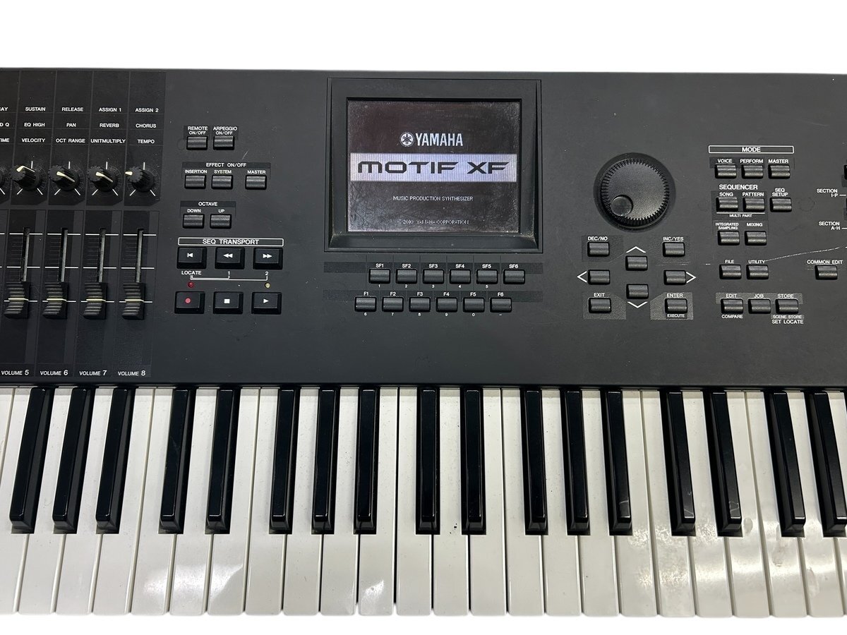 Yahoo!オークション - MOTIF XF7 YAMAHA ヤマハ シンセサイザー 76鍵盤...