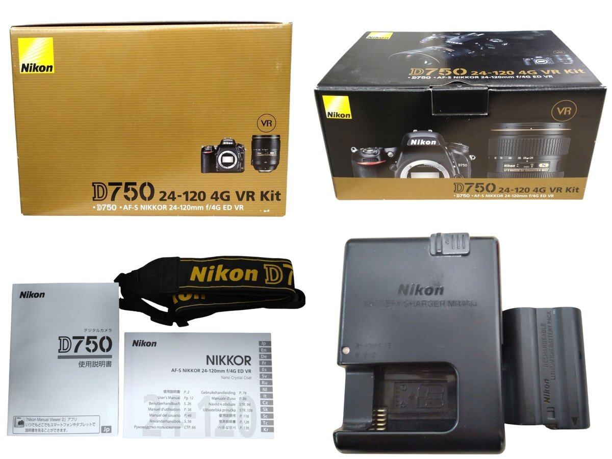 Yahoo!オークション - Nikon D750 24-120 4G VR Kit レンズキット デ...