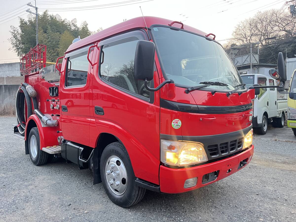 動画有 H17年 日野 デュトロ Wキャブ ダブルキャブ 消防車 4.0L ディーゼル 5速MT エンジン好調 兵庫小野市(2tトラック、小型トラック)｜売買されたオークション情報、yahoo ...