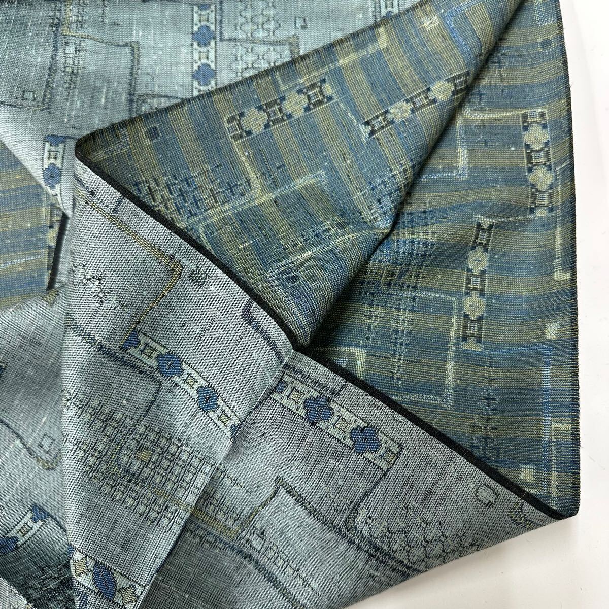 Yahoo!オークション - 反司 a2509 シルクウール 反物 交織 毛 化繊 絹...