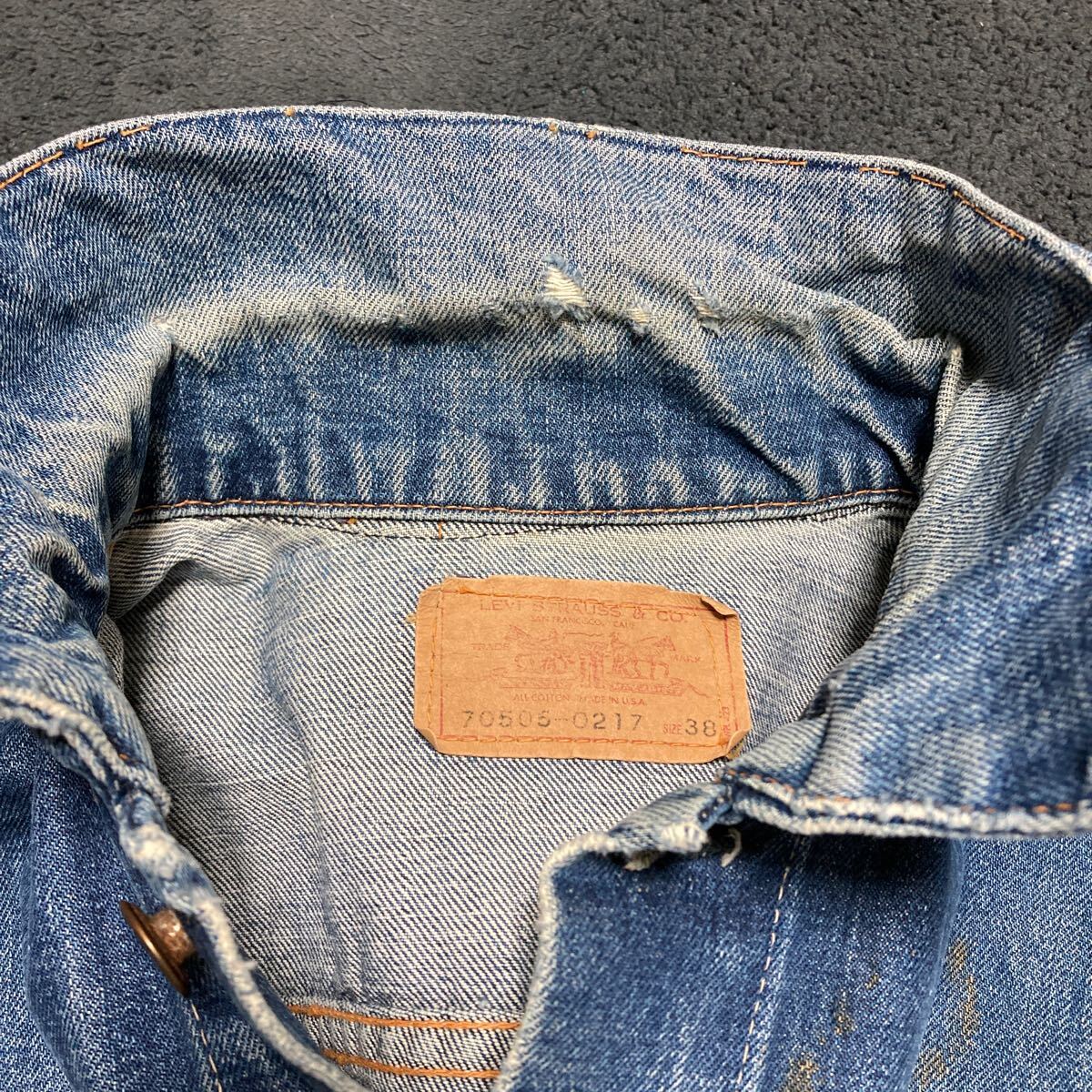 Yahoo!オークション - 【希少】LEVI'S リーバイス 70505-0217 ビッグE ...