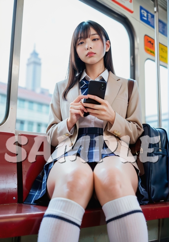 Yahoo!オークション - かわいいAI美女アートポスター 巨乳 高画質 A4 ...