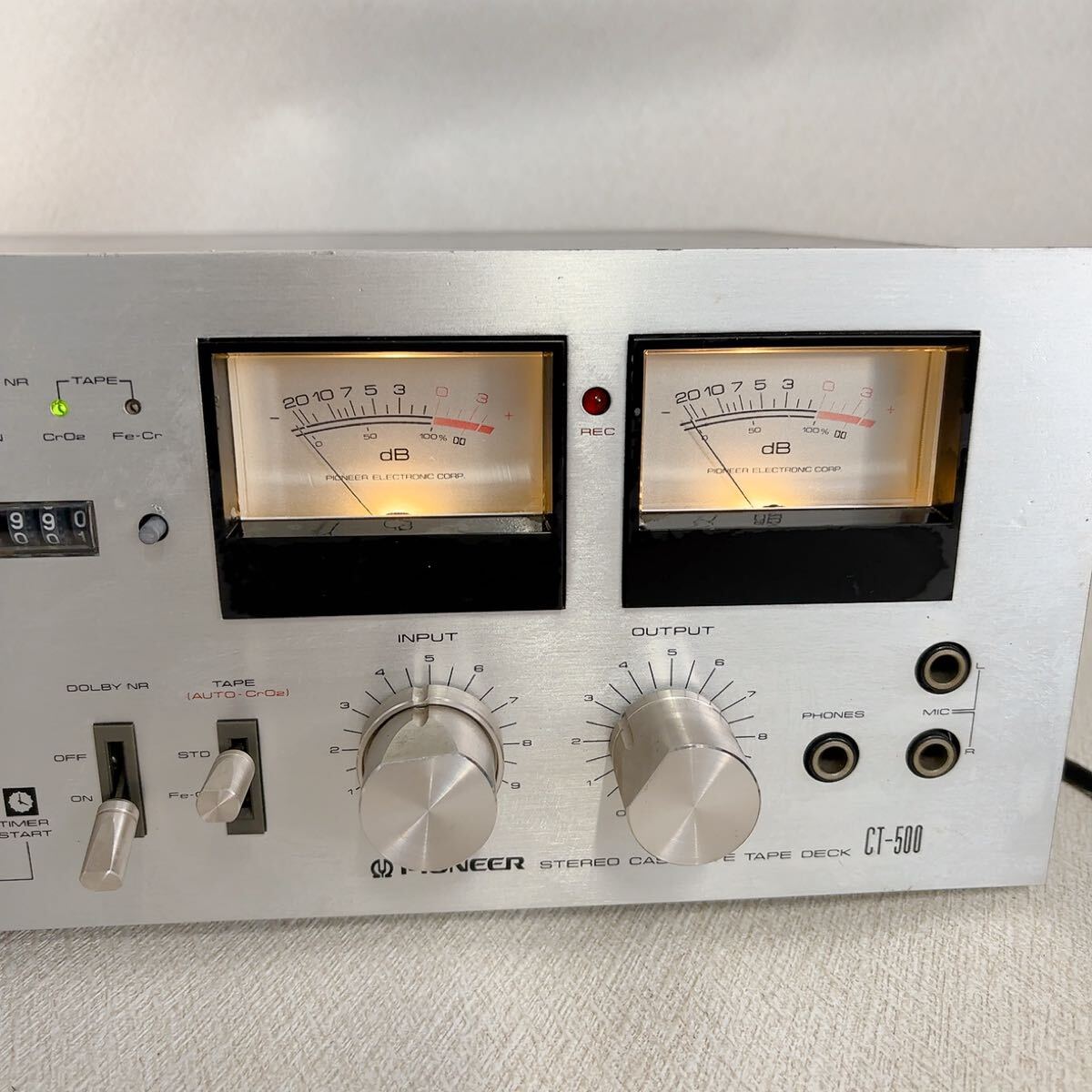 PIONEER パイオニア CT-500 カセットデッキ ジャンク品 A185(一般)｜売買されたオークション情報、yahooの商品情報をアーカイブ公開 - オークファン（aucfan.com）