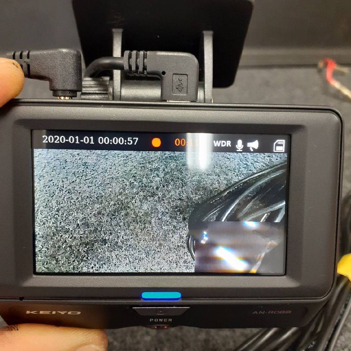 Yahoo!オークション - KEIYO AN-R088 ドライブ レコーダー 360 ° 録画 ...