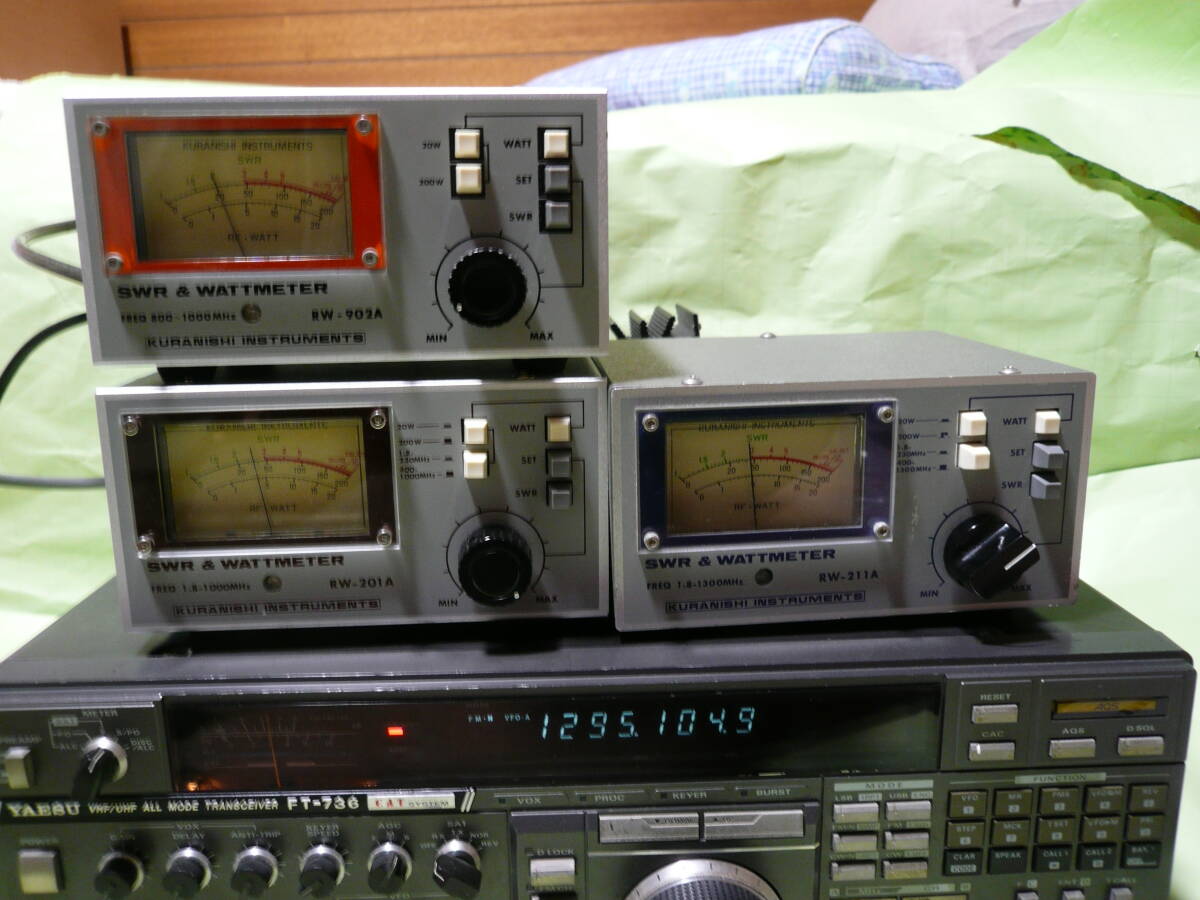 Yahoo!オークション - クラニシ SWR／WATTMETER RW－201A