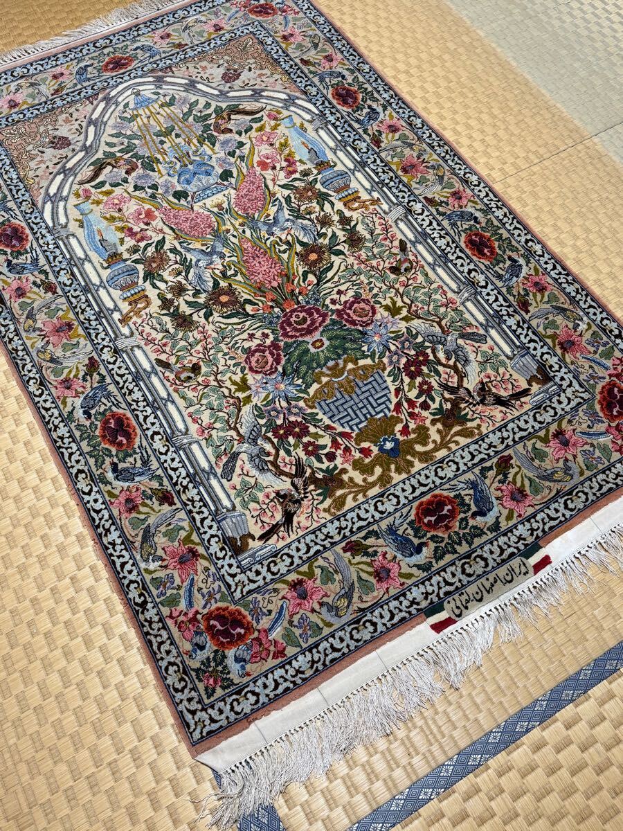 Yahoo!オークション - SJ3【最高峰 ログマニ 工房 】 ペルシャ絨毯 イ...