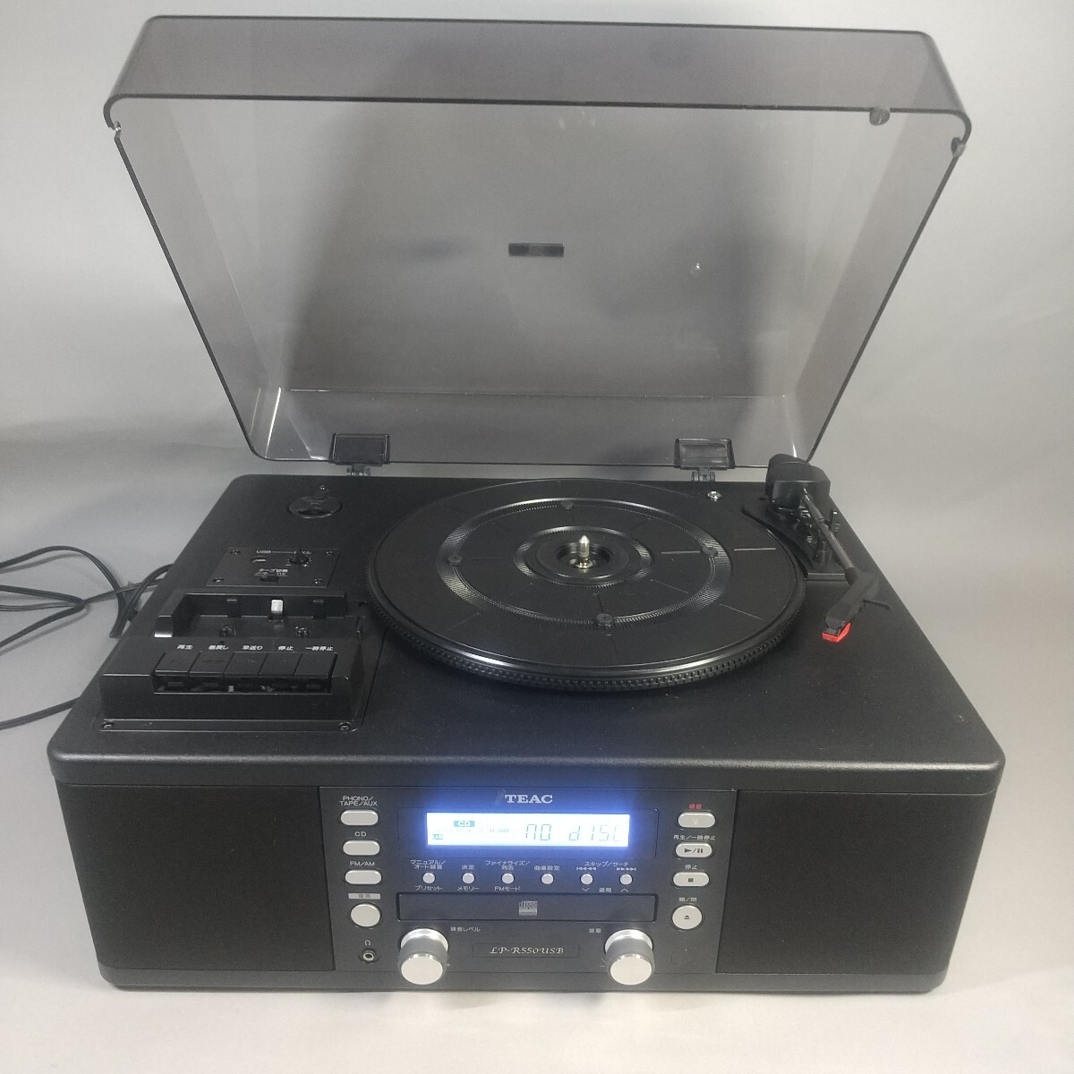 731同梱NG TEAC ティアック LP-R550USB ターンテーブル カセット CD レコーダー レコードプレーヤー 多機能 2017年製 オーディオ機器 現状(本体)｜売買された ...